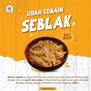20+ Contoh Kata-Kata Promosi Seblak Yang Menarik